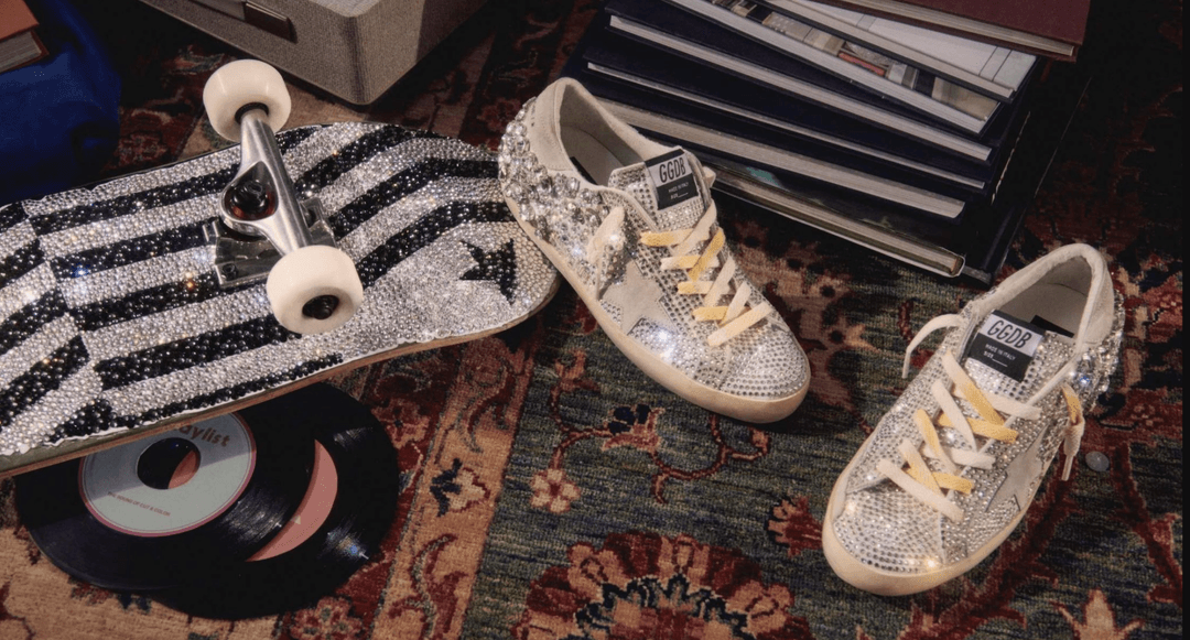 Swarovski x Golden Goose: the latest collaboration for GenZ - Luxury ...